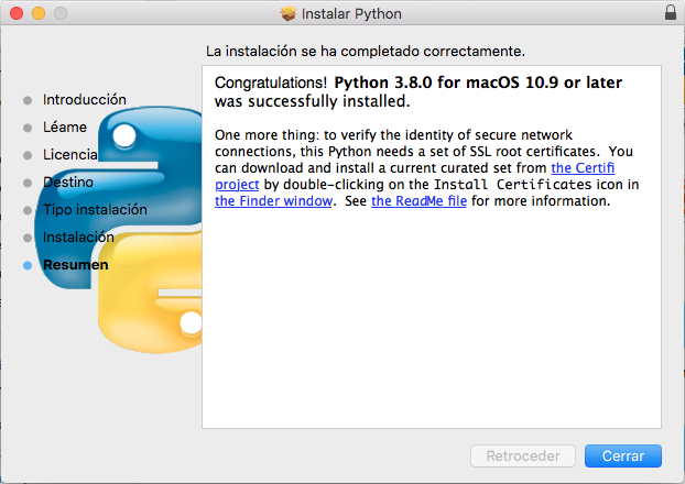 Cómo instalar Python 3 en Mac Os X (10.9 o posterior) - Tech Krowd