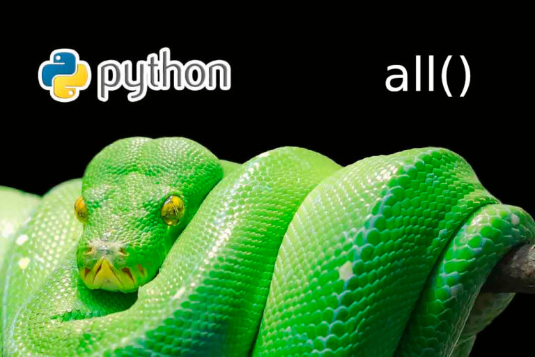 Python: Función all() - Tech Krowd